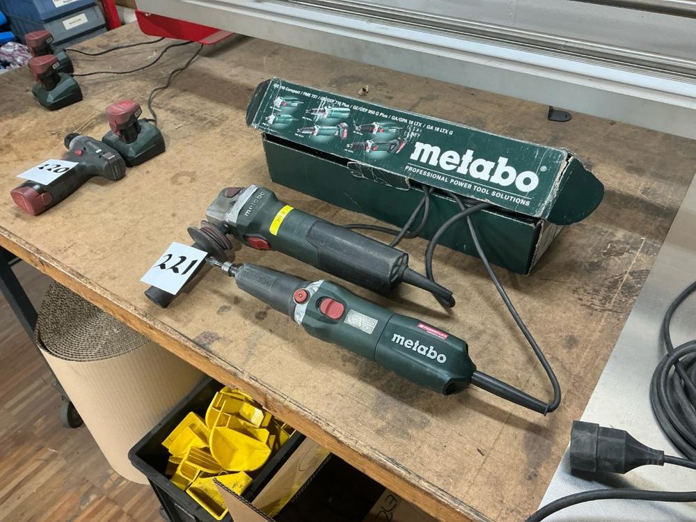 Metabo angle grinder & straight grinder | Dome Auctions
